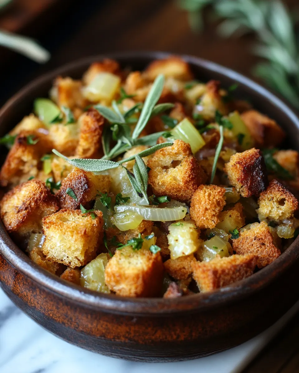 Classic Sage and Onion Stuffing Recipe